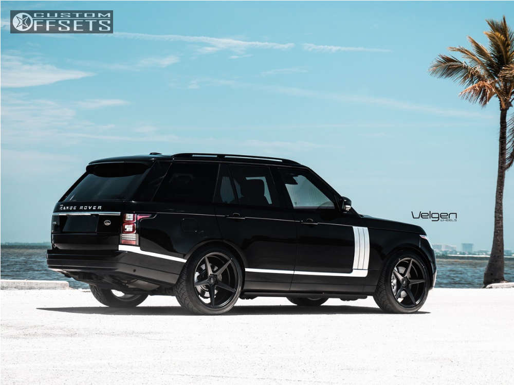 2016 Land Rover Range Rover with 22x10.5 45 Velgen Classic5 and 285 ...