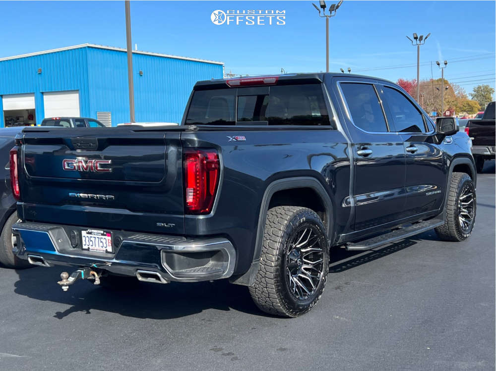 2021 GMC Sierra 1500 with 20x10 -18 Fuel Twitch and 275/60R20 Falken ...