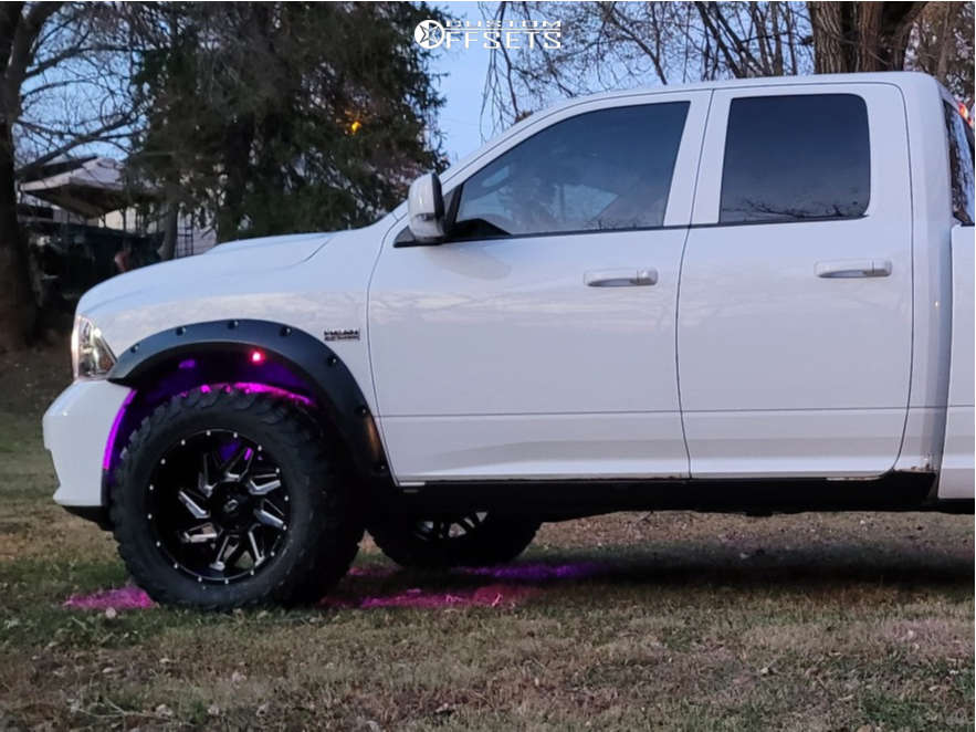 2010 Dodge Ram 1500 with 20x10 -25 Vision Spyder and 35/12.5R20 ...