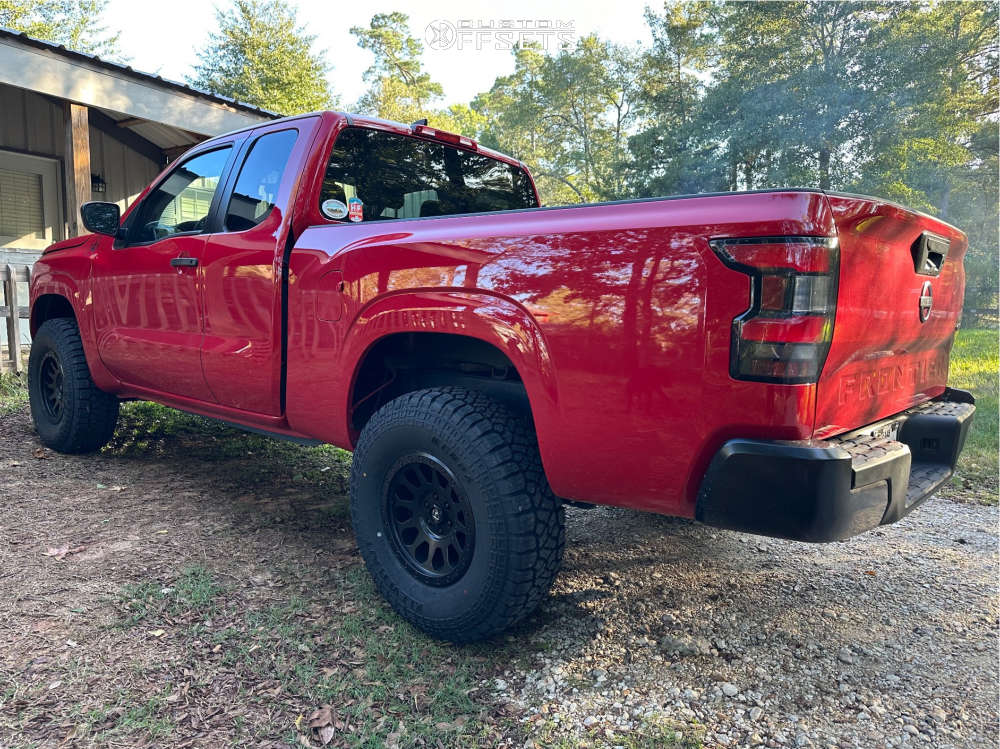 2022 Nissan Frontier with 16x8 15 Fuel Vector and 285/75R16 Kenda ...