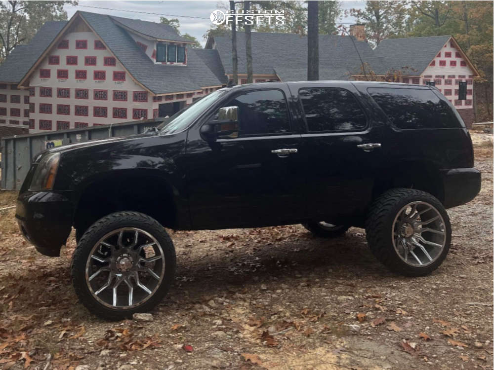 2007 GMC Yukon with 24x14 -81 ARKON OFF-ROAD Roosevelt and 35/13.5R24 ...