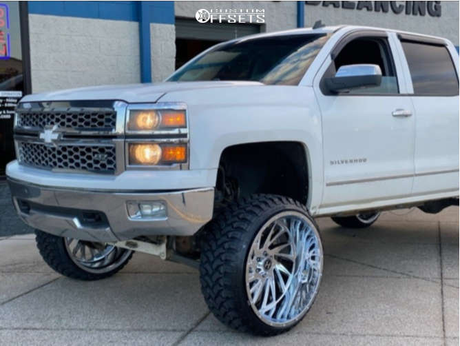 2014 Chevrolet Silverado 1500 with 26x14 -76 Hardcore Offroad Hc21 and ...