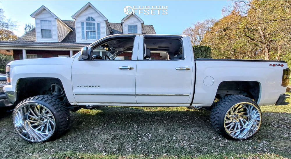 2014 Chevrolet Silverado 1500 with 26x14 -76 Hardcore Offroad Hc21 and ...