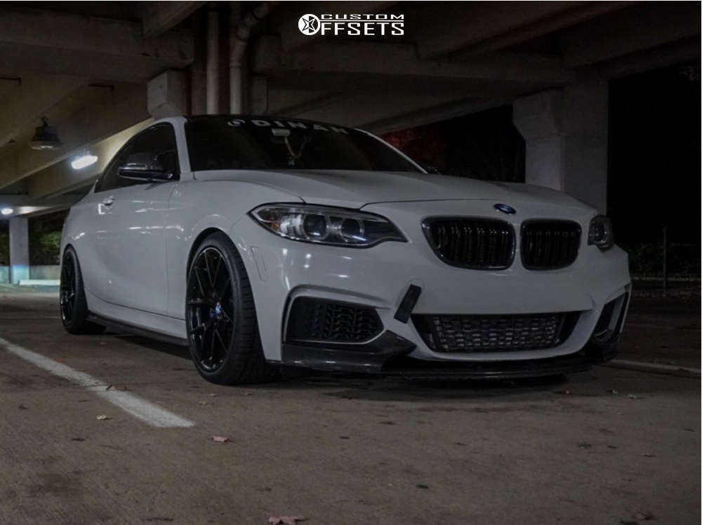 2015 BMW M235i XDrive with 18x8.5 35 Aodhan Aff7 and 245/35R18 ...