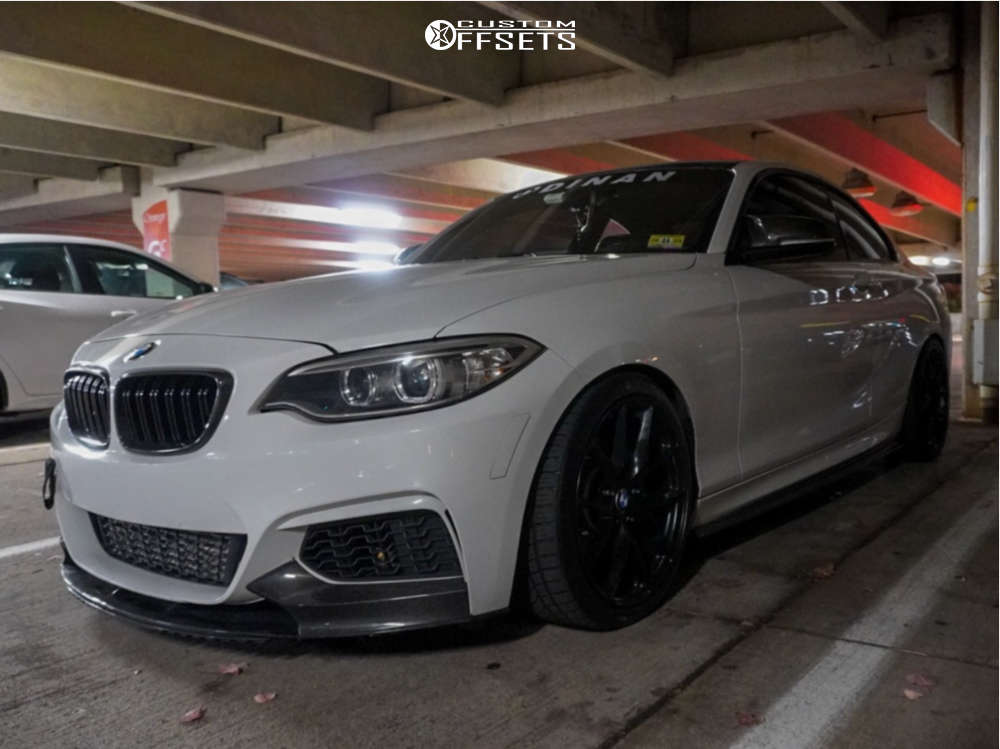 2015 BMW M235i XDrive with 18x8.5 35 Aodhan Aff7 and 245/35R18 ...