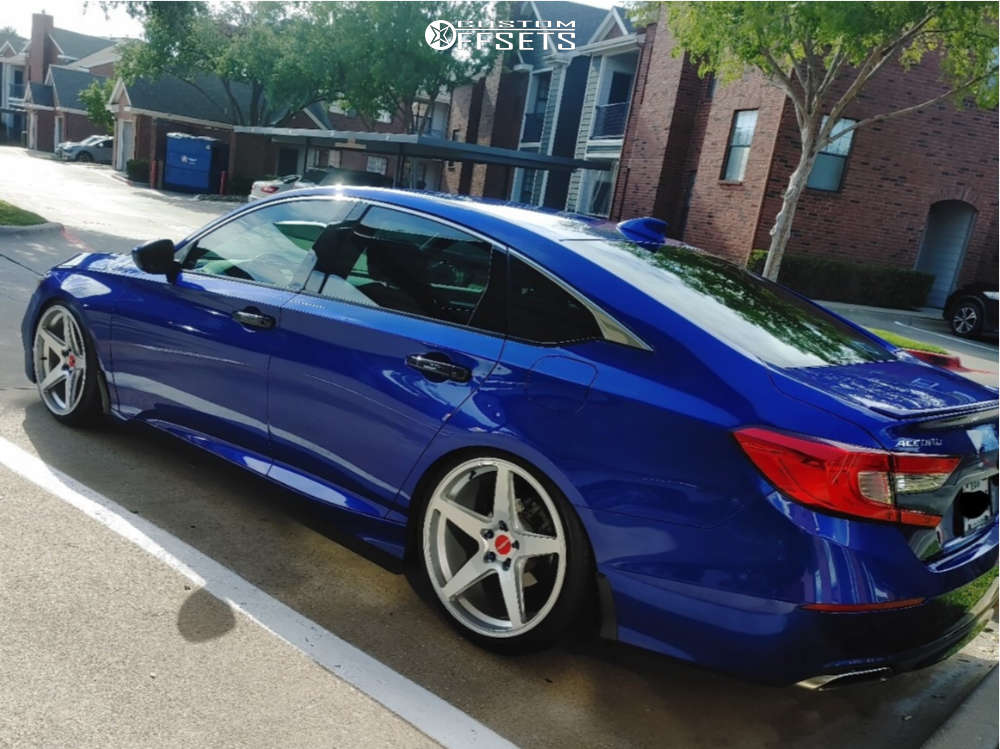 2019 Honda Accord with 20x10.5 30 Rotiform Wgr and 255/30R20 Goodtrip ...