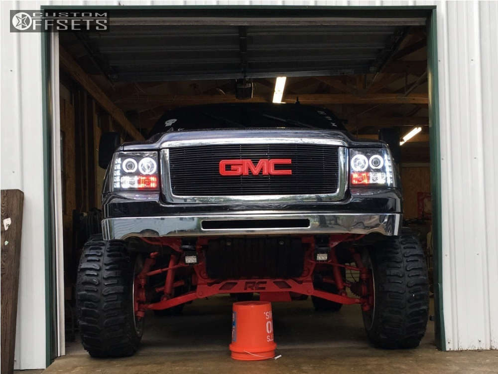 2011 GMC Sierra 1500 with 22x14 -73 American Force Shield Ss and 35/12 ...