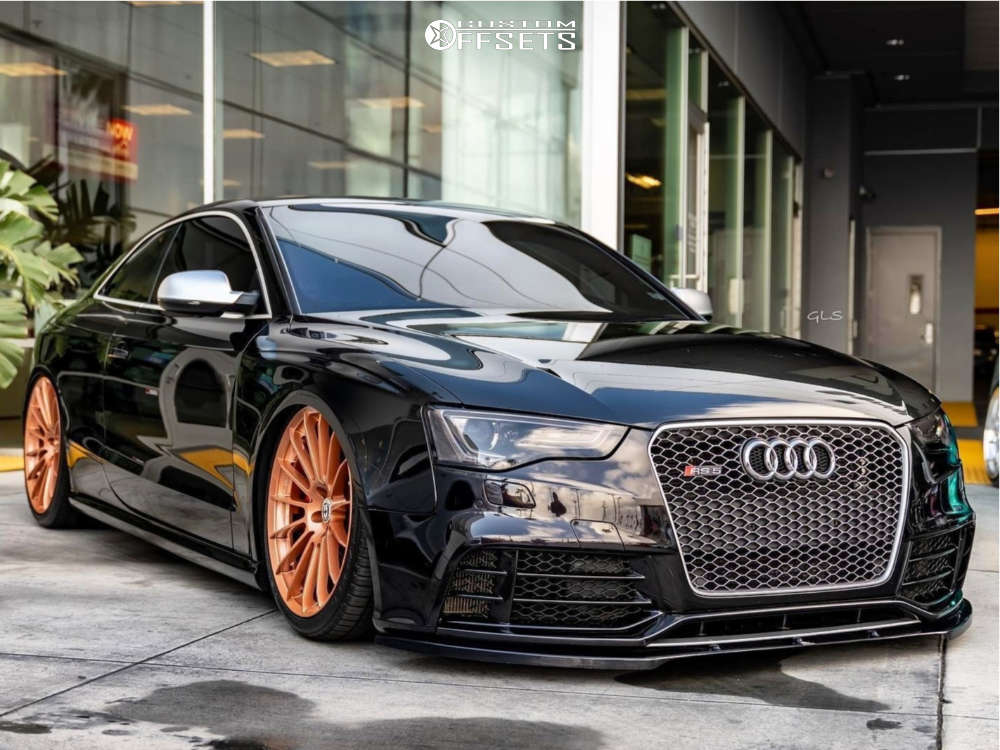 2014 Audi RS5 with 20x10.5 35 HRE FlowForm Ff15 and 275/35R20 Falken ...