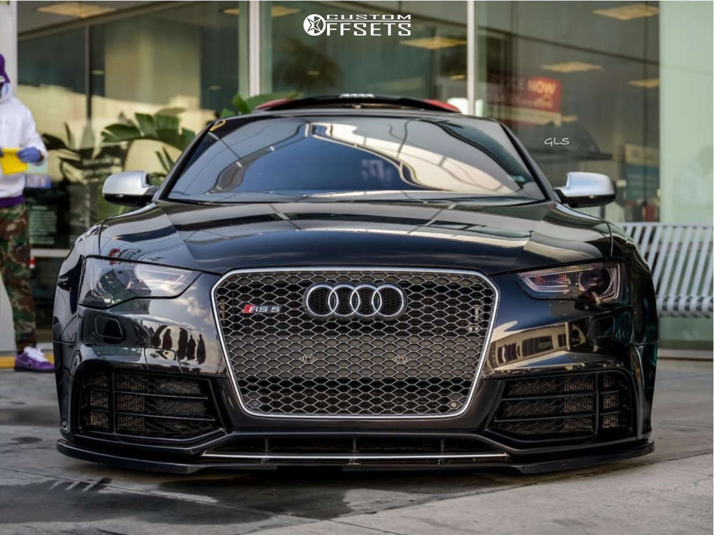2014 Audi RS5 with 20x10.5 35 HRE FlowForm Ff15 and 275/35R20 Falken ...