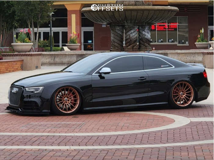2014 Audi RS5 with 20x10.5 35 HRE FlowForm Ff15 and 275/35R20 Falken ...