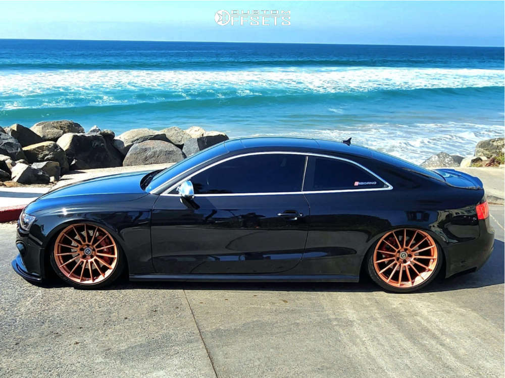 2014 Audi RS5 with 20x10.5 35 HRE FlowForm Ff15 and 275/35R20 Falken ...