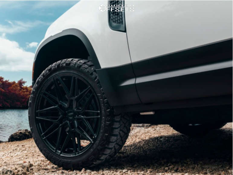 2023 Land Rover Defender 110 with 22x10.5 38 Vossen Hf7 and 285/45R22 ...