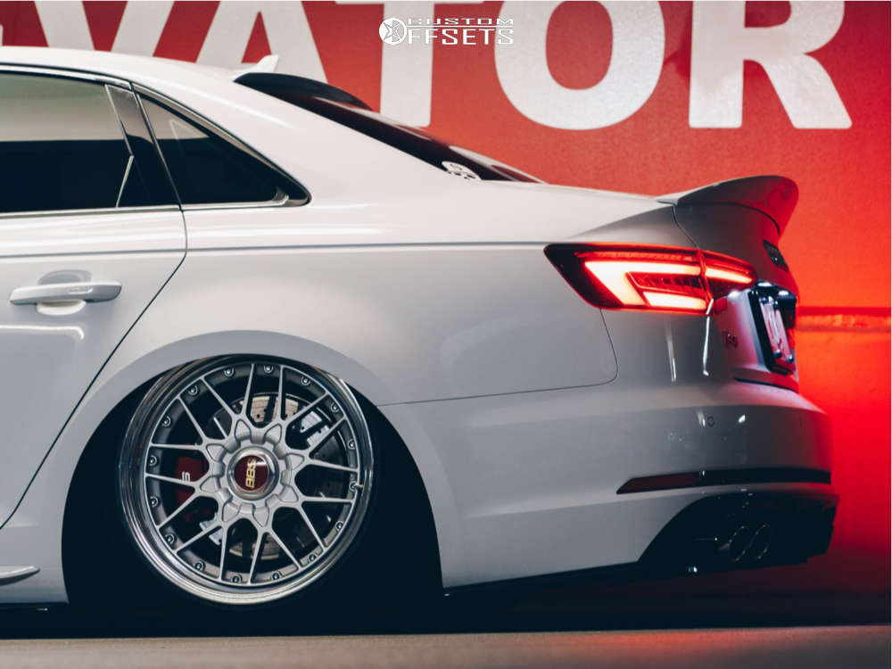 2018 Audi S4 with 19x10.5 38 BBS Rsii and 245/35R19 Continental Extremecontact Dws06 Plus and ...