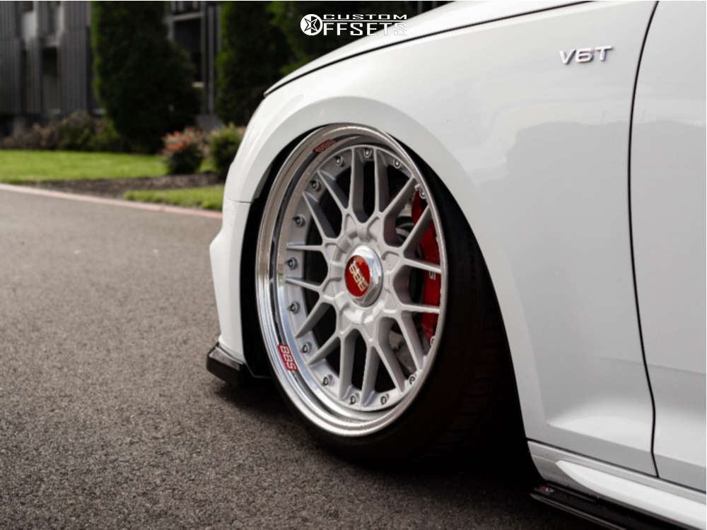 2018 Audi S4 with 19x10.5 38 BBS Rsii and 245/35R19 Continental Extremecontact Dws06 Plus and ...