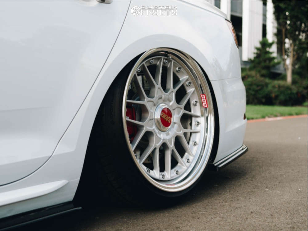 2018 Audi S4 with 19x10.5 38 BBS Rsii and 245/35R19 Continental Extremecontact Dws06 Plus and ...