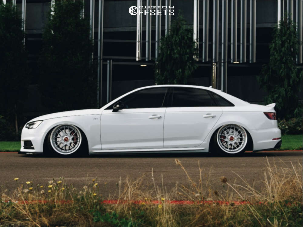 2018 Audi S4 with 19x10.5 38 BBS Rsii and 245/35R19 Continental Extremecontact Dws06 Plus and ...