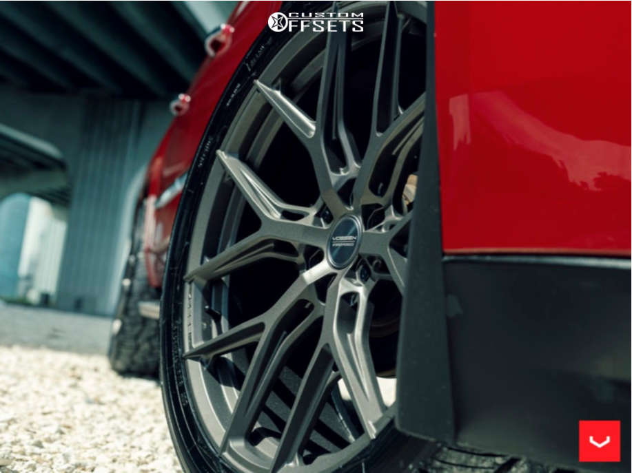 2022 Cadillac Escalade ESV with 24x10 25 Vossen Hf6-4 and 285/40R24 ...