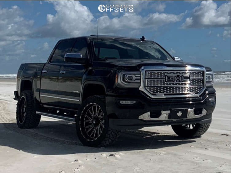 2017 GMC Sierra 1500 with 22x10 -19 TIS 547BM and 33/12.5R22 Nitto ...