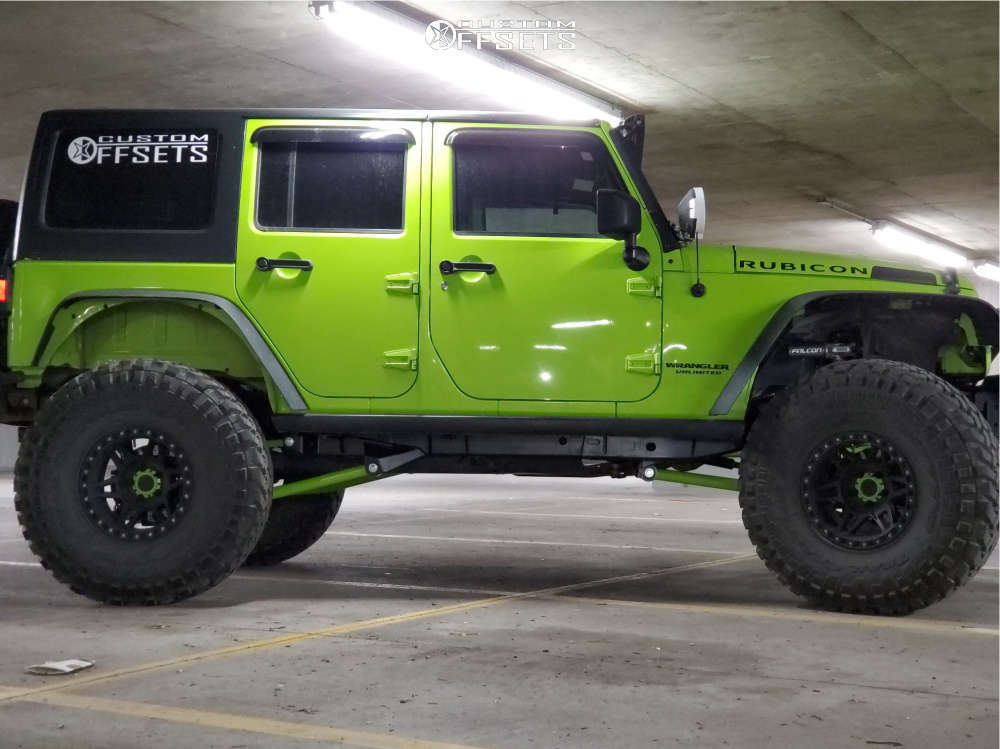 2012 Jeep Wrangler with 17x9 -44 Method Mr106 and 40/13.5R17 Nitto ...