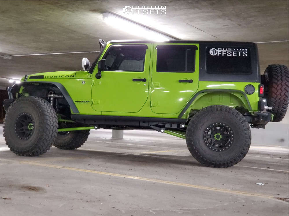 2012 Jeep Wrangler with 17x9 -44 Method Mr106 and 40/13.5R17 Nitto ...