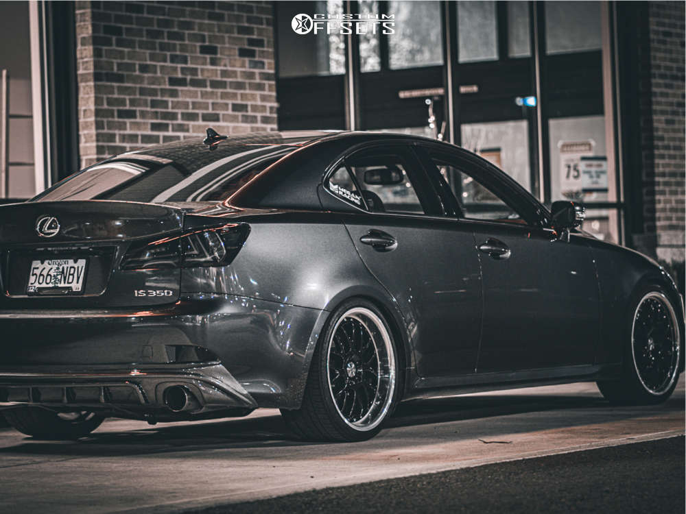 2010 Lexus IS350 with 19x8 45 TSW Valencia and 235/35R19 Toyo Tires ...