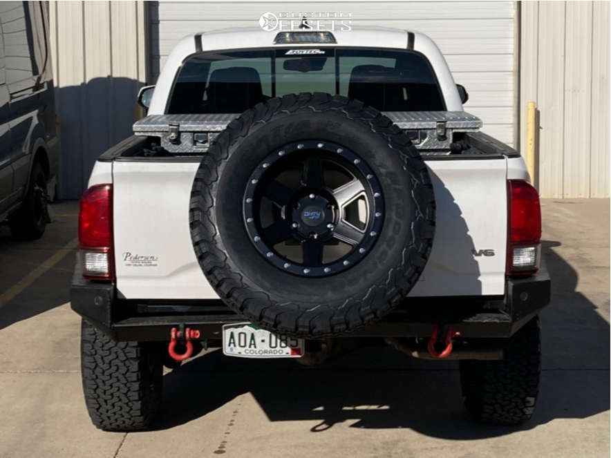 2018 Toyota Tacoma with 17x9 -38 Dirty Life Compound and 295/70R17 ...