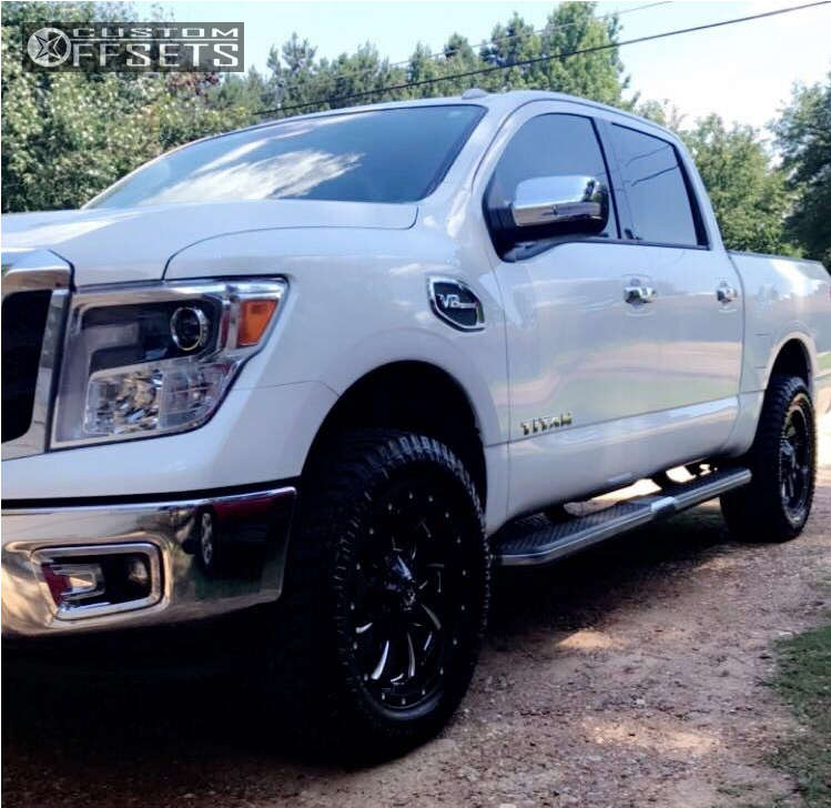 2017 Nissan Titan with 20x9 1 Fuel Cleaver and 33/12.5R20 Atturo Trail ...
