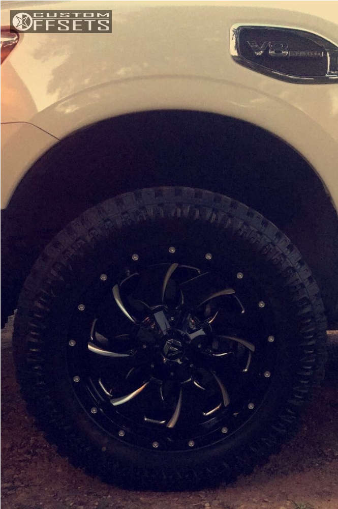 2017 Nissan Titan with 20x9 1 Fuel Cleaver and 33/12.5R20 Atturo Trail ...