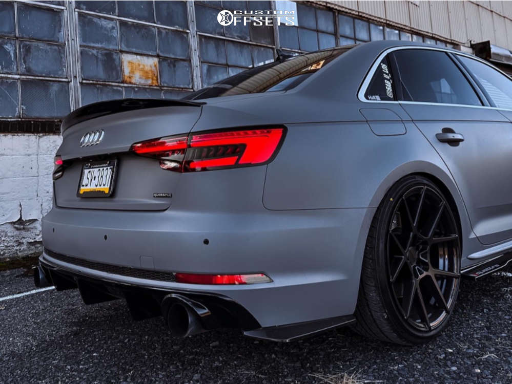 2017 Audi A4 Quattro with 20x10 35 Rotiform Kps and 235/35R20 Vercelli ...