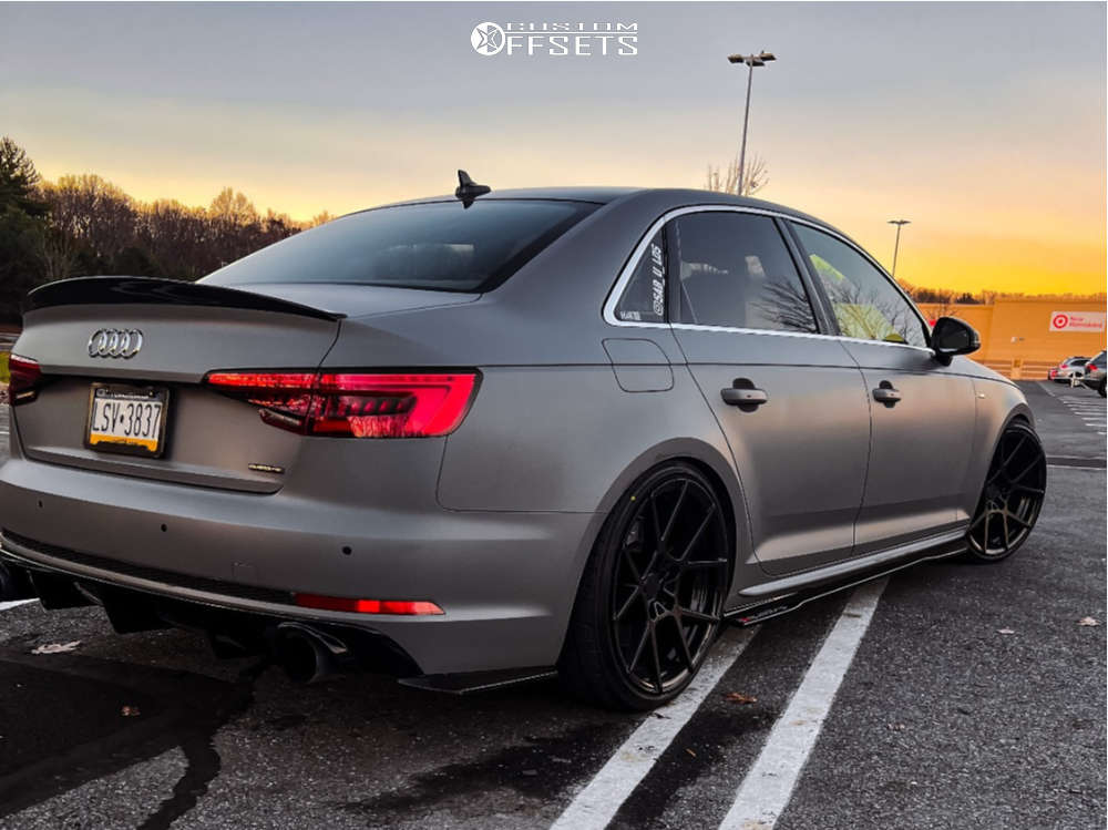 2017 Audi A4 Quattro with 20x10 35 Rotiform Kps and 235/35R20 Vercelli ...