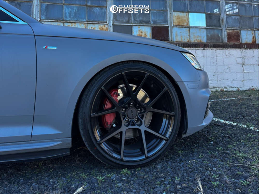 2017 Audi A4 Quattro with 20x10 35 Rotiform Kps and 235/35R20 Vercelli ...