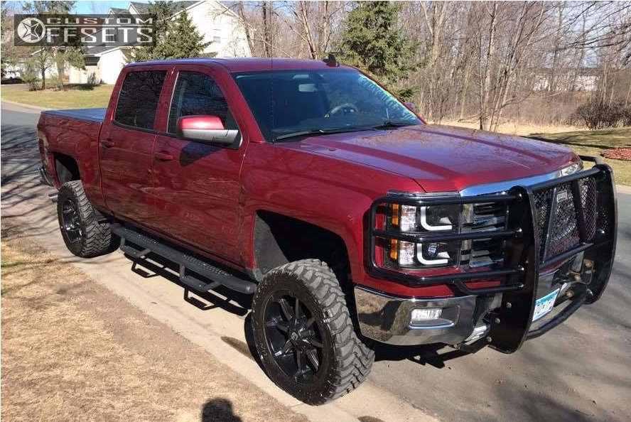 2015 Chevrolet Silverado 1500 with 20x10 -12 Fuel Coupler and 33/12 ...