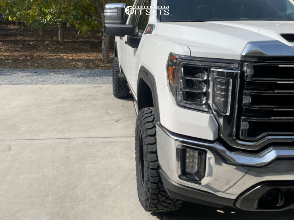 2020 GMC Sierra 2500 HD with 18x9 0 Method Grid and 325/65R18 Nitto Ridge Grappler and Leveling ...