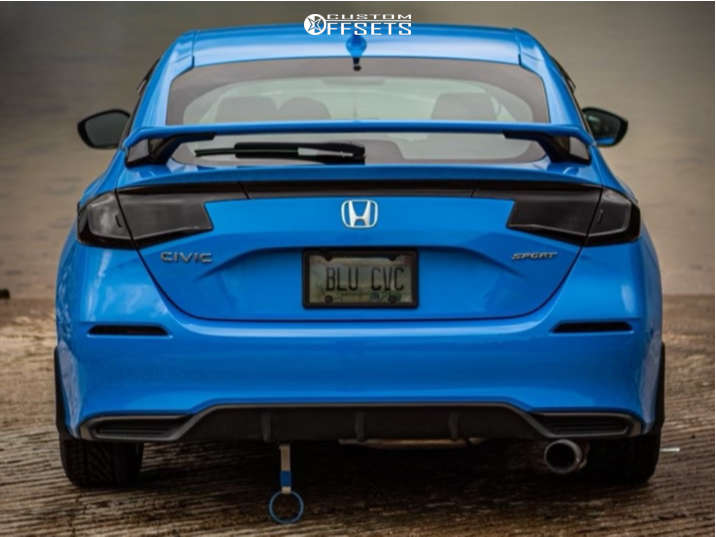 2022 Honda Civic with 18x8 40 NS Ns1803 and 205/40R18 Nitto Neo Gen and ...