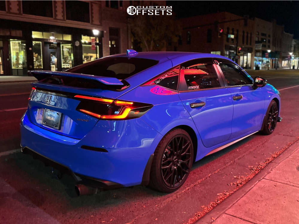 2022 Honda Civic with 18x8 40 NS Ns1803 and 205/40R18 Nitto Neo Gen and ...