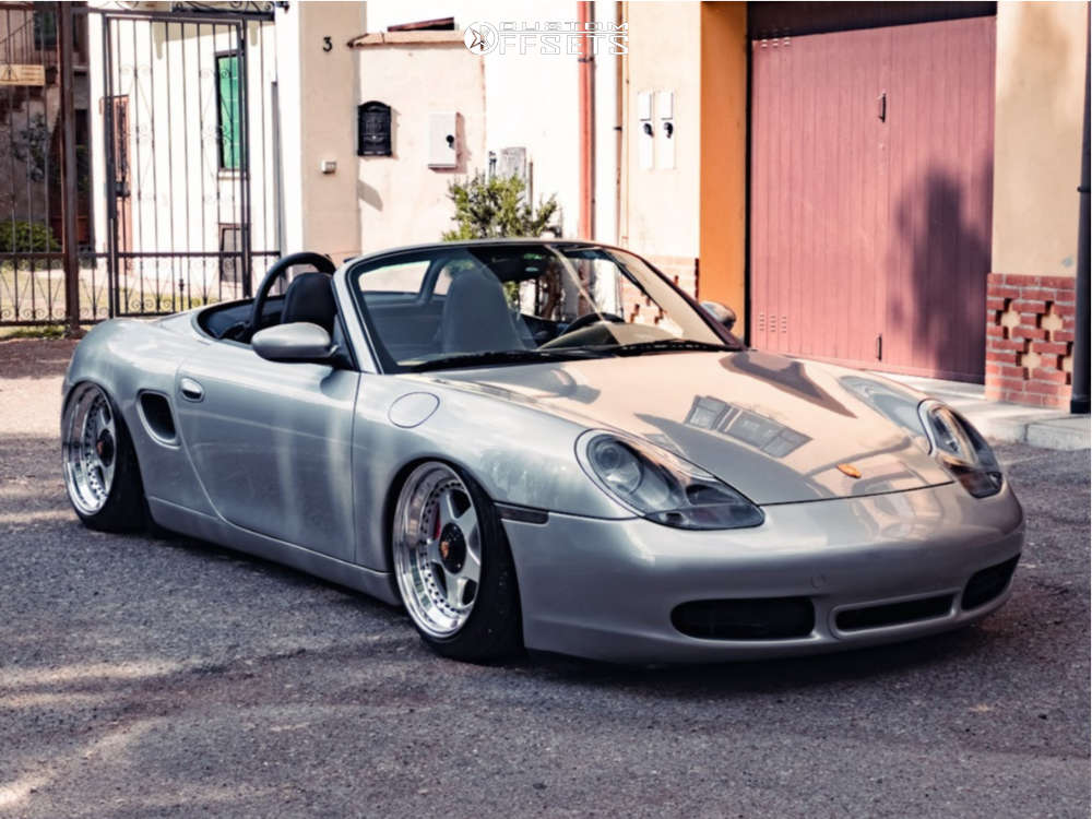 2000 Porsche Boxster with 18x10 38 OZ Racing Futura and 225/40R18 Toyo ...