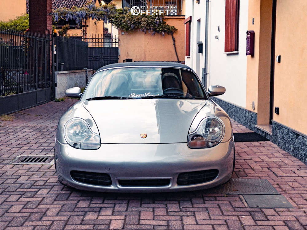 2000 Porsche Boxster with 18x10 38 OZ Racing Futura and 225/40R18 Toyo ...