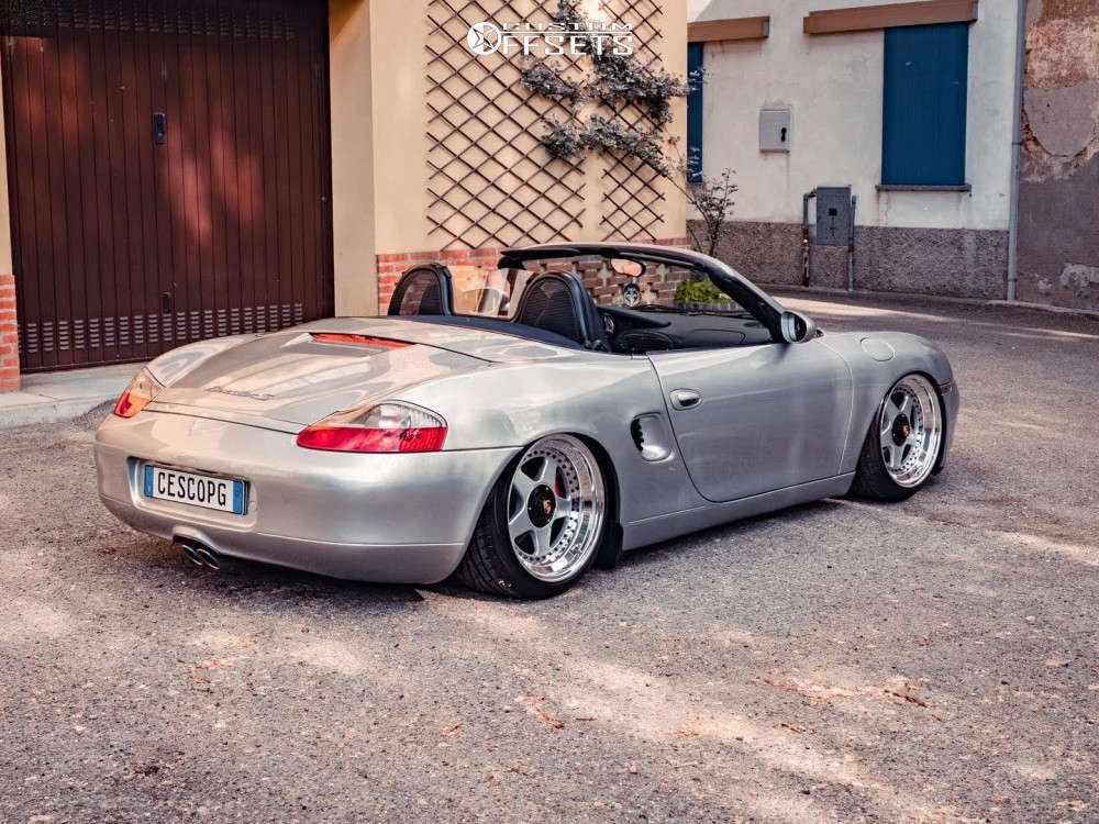 2000 Porsche Boxster with 18x10 38 OZ Racing Futura and 225/40R18 Toyo ...