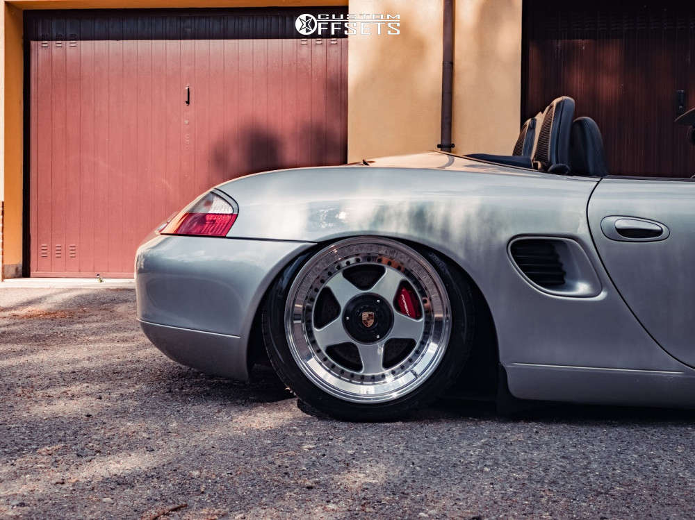 2000 Porsche Boxster with 18x10 38 OZ Racing Futura and 225/40R18 Toyo ...