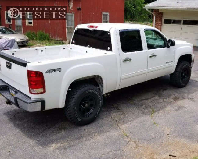 2012 GMC Sierra 1500 with 17x9 -12 American Racing Baja and 285/70R17 ...