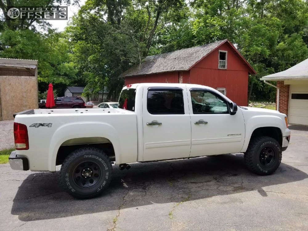 2012 GMC Sierra 1500 with 17x9 -12 American Racing Baja and 285/70R17 ...