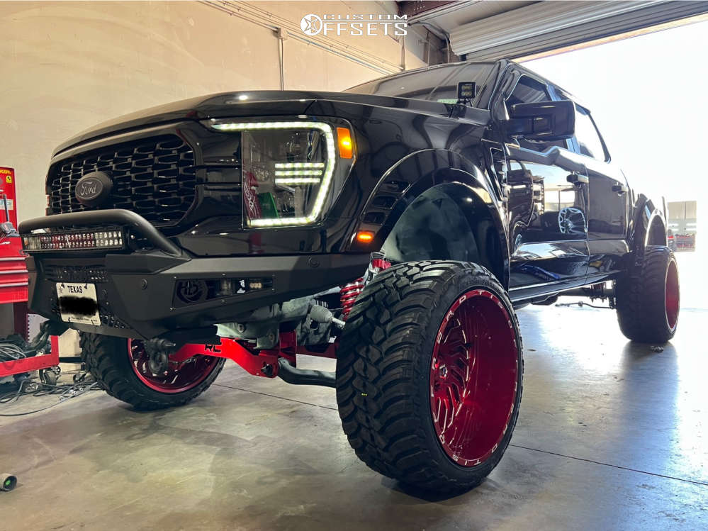 2021 Ford F-150 with 24x14 -76 TIS 561RM and 35/13.5R24 AMP Mud Terrain ...