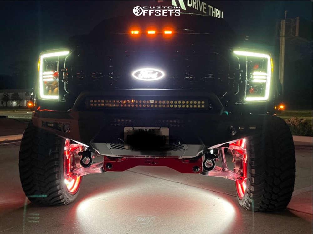 2021 Ford F-150 with 24x14 -76 TIS 561RM and 35/13.5R24 AMP Mud Terrain ...