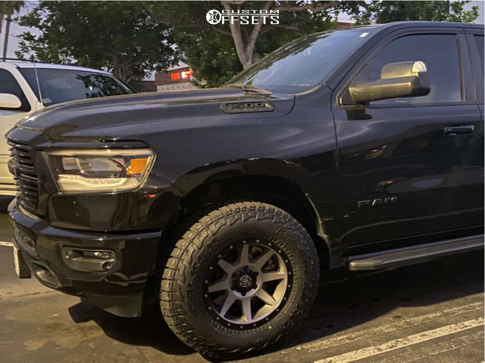 2019 Ram 1500 with 18x9 0 Icon Alloys Rebound and 295/70R18 Falken ...