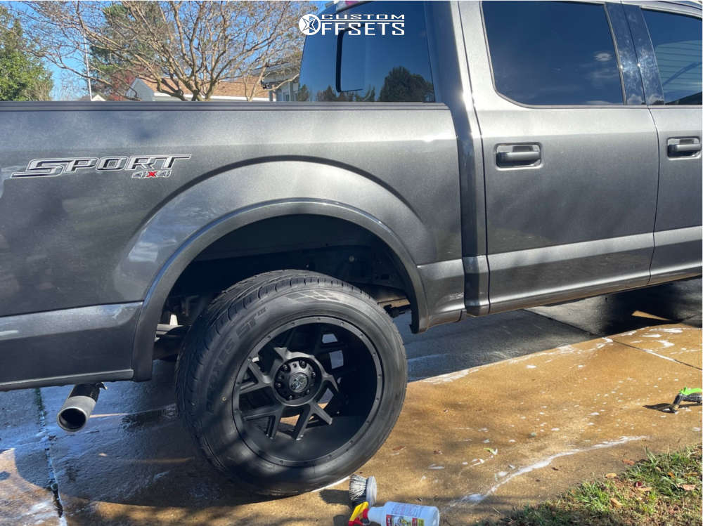 2018 Ford F-150 with 20x12 -51 Vision Sliver and 305/50R20 Toyo Tires ...