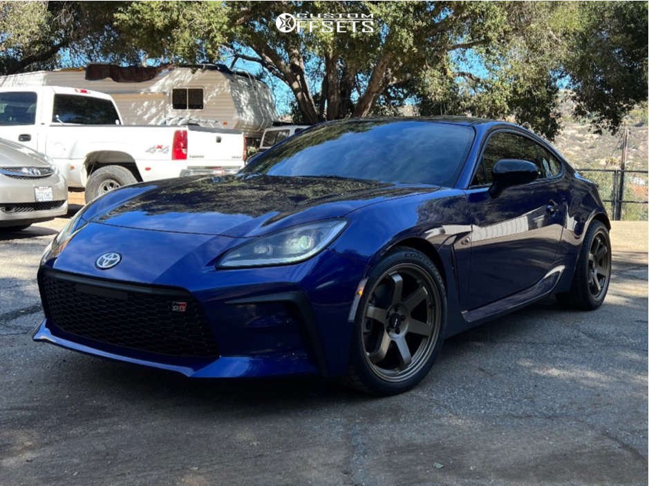 2022 Toyota GR86 with 18x8.5 35 AVID1 Av6 and 255/35R18 Continental ...