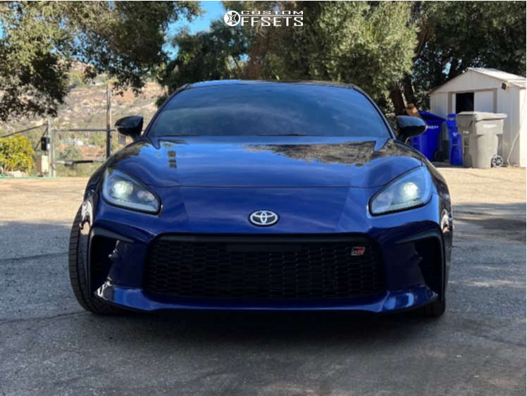 2022 Toyota GR86 with 18x8.5 35 AVID1 Av6 and 255/35R18 Continental Extremecontact Dws06 Plus ...