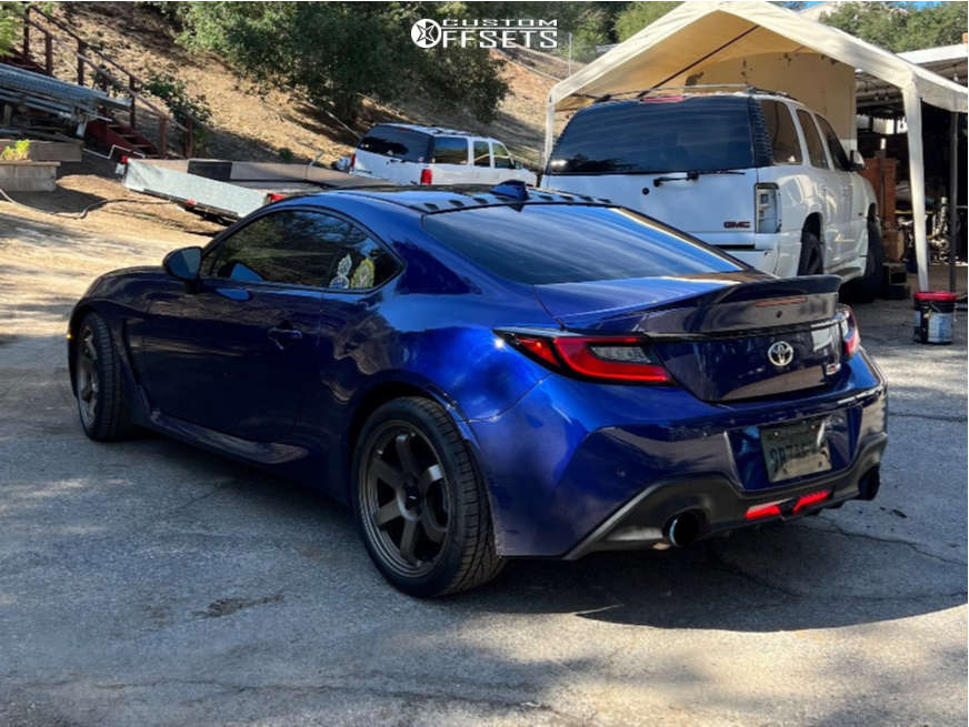 2022 Toyota GR86 with 18x8.5 35 AVID1 Av6 and 255/35R18 Continental Extremecontact Dws06 Plus ...