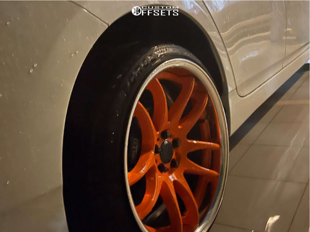 2013 Toyota Prius with 18x9 22 Work Emotion Cr 2p and 225/45R18 Atlas ...