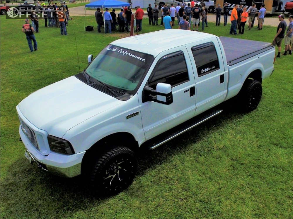 2007 Ford F-350 Super Duty with 20x12 -44 Red Dirt Road Vortex and 33/ ...